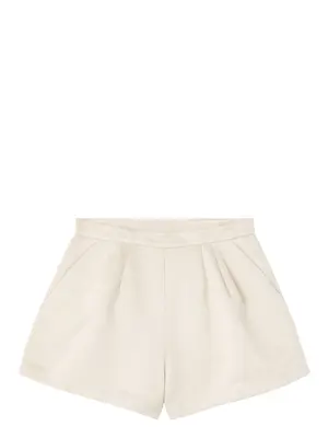 AZ FACTORY Helleborus High-waist Shorts - Neutrals