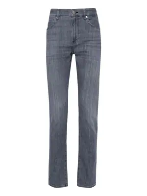 BOSS Mid-rise Slim-fit Jeans - Grey