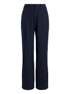 Cinq À Sept Becca Pinstripe Trousers - Blue