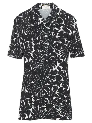 SAINT LAURENT Saint Laurent Printed Short Dress