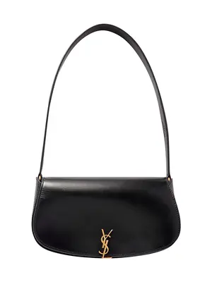 Saint Laurent Voltaire Mini Leather Shoulder Bag - Black