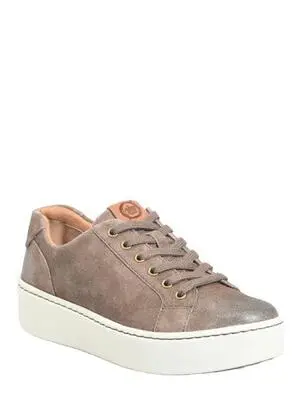 BØRN Børn Mira Platform Sneakers Taupe Distressed Leather