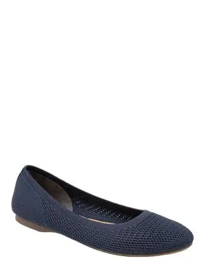 Me Too Bevin Knit Skimmer Flat - Navy