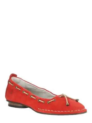 Fly London Bapi Ballet Flat - Scarlet