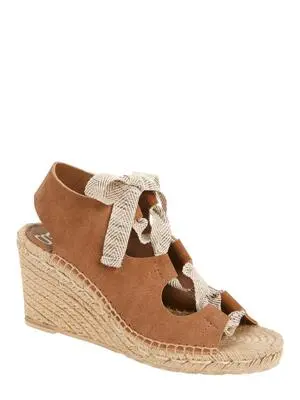 PEDRO GARCIA Otelia Espadrille Wedge Sandal Hazelnut Castoro