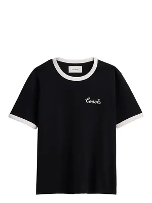 COACH Ringer T-shirt - Black