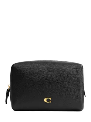 COACH® Essential Cosmetic Pouch - Brass/black