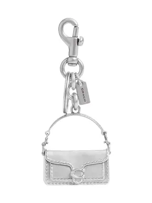 COACH® Tabby Bag Charm - Silver/silver