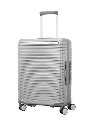 SAMSONITE Framelock Max Carry On Spinner Suitcase - Glacial Silver