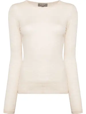N.peal Eden Cashmere Top - Neutrals