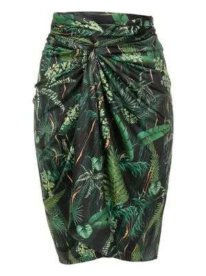 LYGIA & NANNY Orixa Wrap Skirt - Green