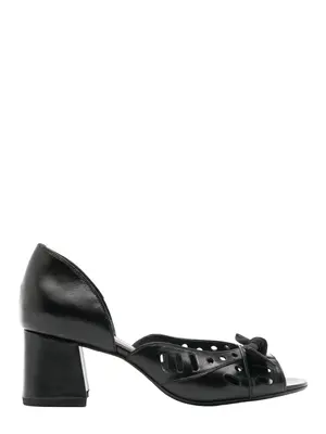STUDIO CHOFAKIAN Adrienne 45mm Leather Pumps - Black