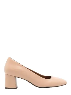 STUDIO CHOFAKIAN Beauvoir 45mm Leather Pumps - Neutrals