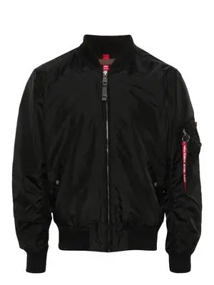 Alpha Industries Zip-sleeve Bomber Jacket - Black