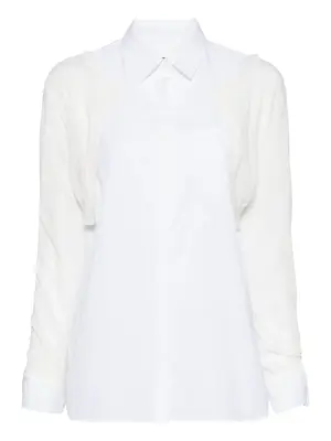 JUUN.J Layered Long-sleeve Shirt - White