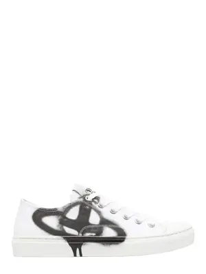 VIVIENNE WESTWOOD Plimsoll 2.0 Canvas Sneakers - White