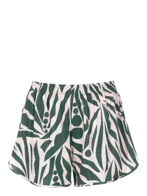 LYGIA & NANNY Lygia & Nanny Lee Graphic-Print Mini Shorts
