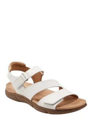 Easy Spirit Easy Spirit Mavey Ankle Strap Sandal Ivory