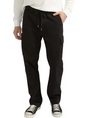 SILVER JEANS CO. Silver Jeans Co. Pull-On Twill Cargo Pants Black