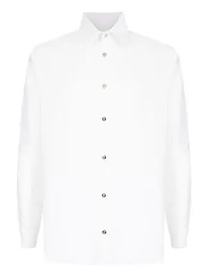 AMIR SLAMA Poseidon-print Buttoned Shirt