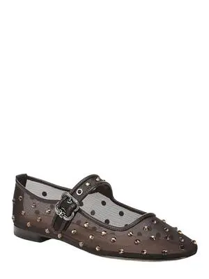Sam Edelman Sam Edelman Michaela Shine Mary Jane Flat Cafe Noir