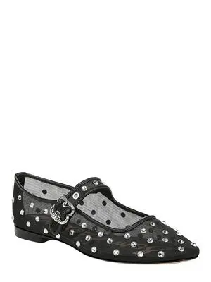 Sam Edelman Sam Edelman Michaela Shine Mary Jane Flat Dm - Black