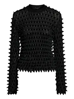 VERSACE Versace Cloqué Medium Knit Sweater