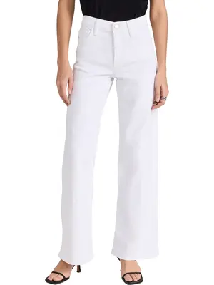 FRAME Le Slim Palazzo Jeans - White