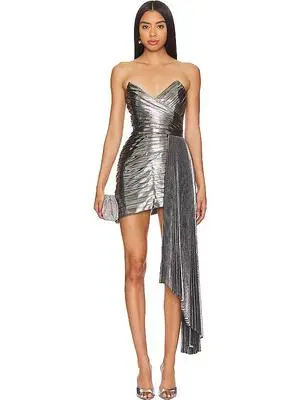 Retrofete Kenzie Mini Dress - Gunmetal