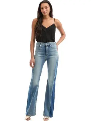Veronica Beard Beverly Skinny-Flare Jean Ripple Dust