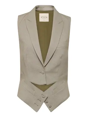 TOD'S Tod's Cutout Vest