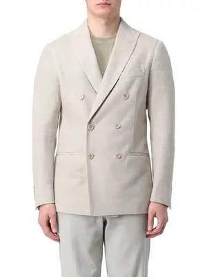 FAY Double Breasted Jacket - Natural