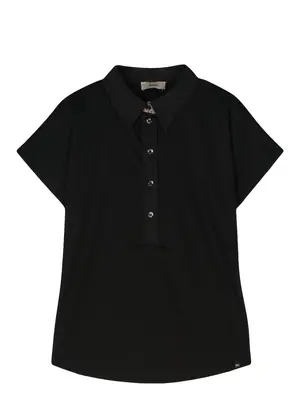 Herno Cotton Polo Shirt - Black