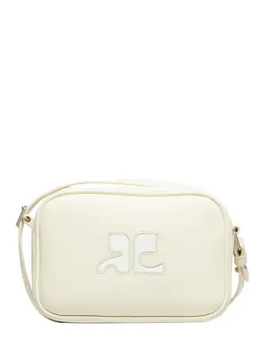 COURREGES Reedition Leather Camera Bag - Yellow