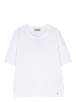 Herno Fine-knit Short-sleeved Jumper - White