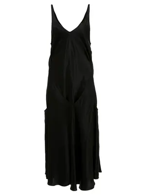 JW Anderson Sleeveless Silk Midi Dress - Black