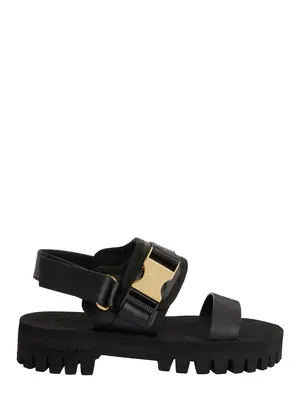 GIUSEPPE ZANOTTI Shyan Buckled Sandals - Black