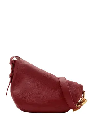 Burberry Knight Leather Shoulder Bag - Red