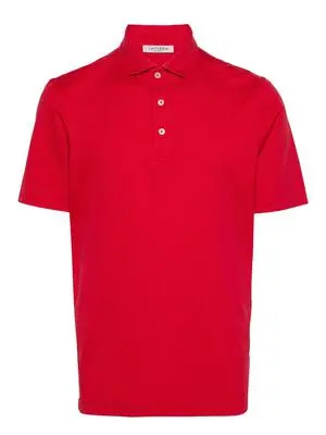 FILERIA Cotton Polo Shirt - Red