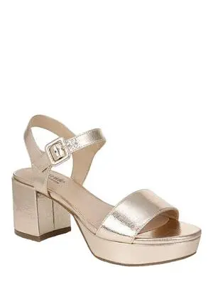 LIFESTRIDE LifeStride Rhythmn Platform Sandal Platino