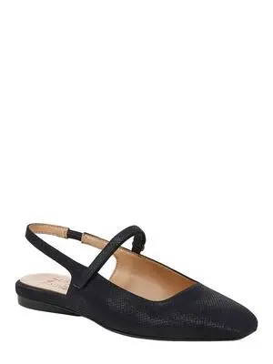 Naturalizer Connie Slingback Mary Jane Flat - Navy