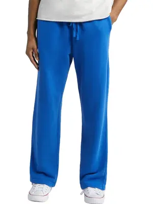 ELWOOD Core Organic Cotton Straight Leg Sweatpants Vintage Cobalt