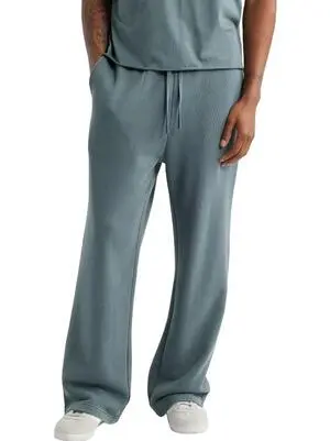 ELWOOD Core Organic Cotton Straight Leg Sweatpants - Vintage Slate