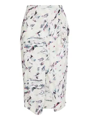 IRO PARIS IRO Kerim Printed Twill Skirt