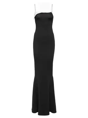 Jacquemus La Robe Aro Gown - Black