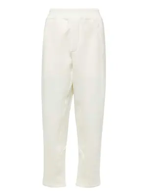 THE ROW Koa Cotton Jersey Sweatpants - White