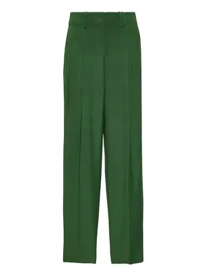 Jacquemus Le Pantalon Titolo High-rise Wide-leg Pants - Green