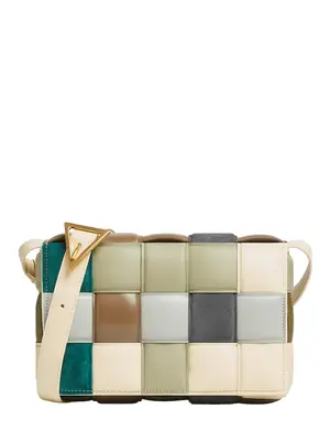 Bottega Veneta Bottega Veneta Leather Cassette Cross-Body Bag Multi