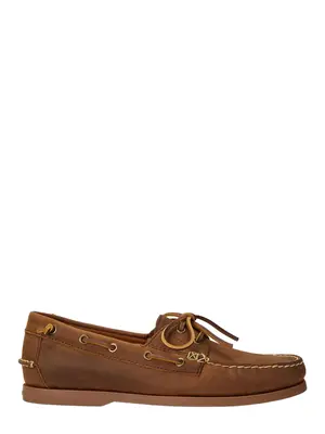Polo Ralph Lauren Merton Leather Boat Shoes - Brown