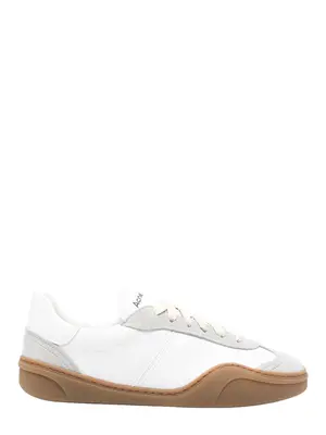 Acne Studios Acne Studios Panelled Leather Sneakers White/grey/brown